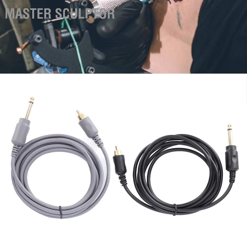 Master Sculptor Tattoo Clip Cord Straight Head Rubber Cable Power ...