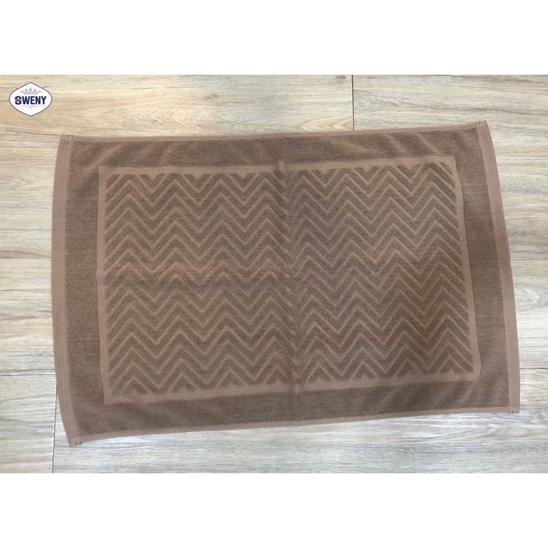 ⊙ผ้าเช็ดเท้าโรงแรม พรมเช็ดเท้า เกรด A ทอขนคู่ ขนาด 17x28 นิ้ว cotton100 ...