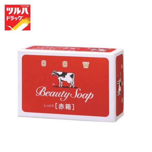 Cow Brand Beauty Soap Moisture(Red Box) 90 G. / คาว แบรนด์ สบู่ก้อน ...