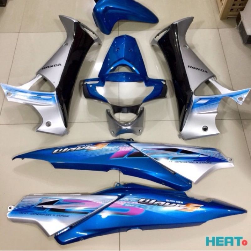 ชุดฝาครอบ WAVE125S MERAH + SILVER BIRU + SILVER GREY + SILVER HITAM HLD ...