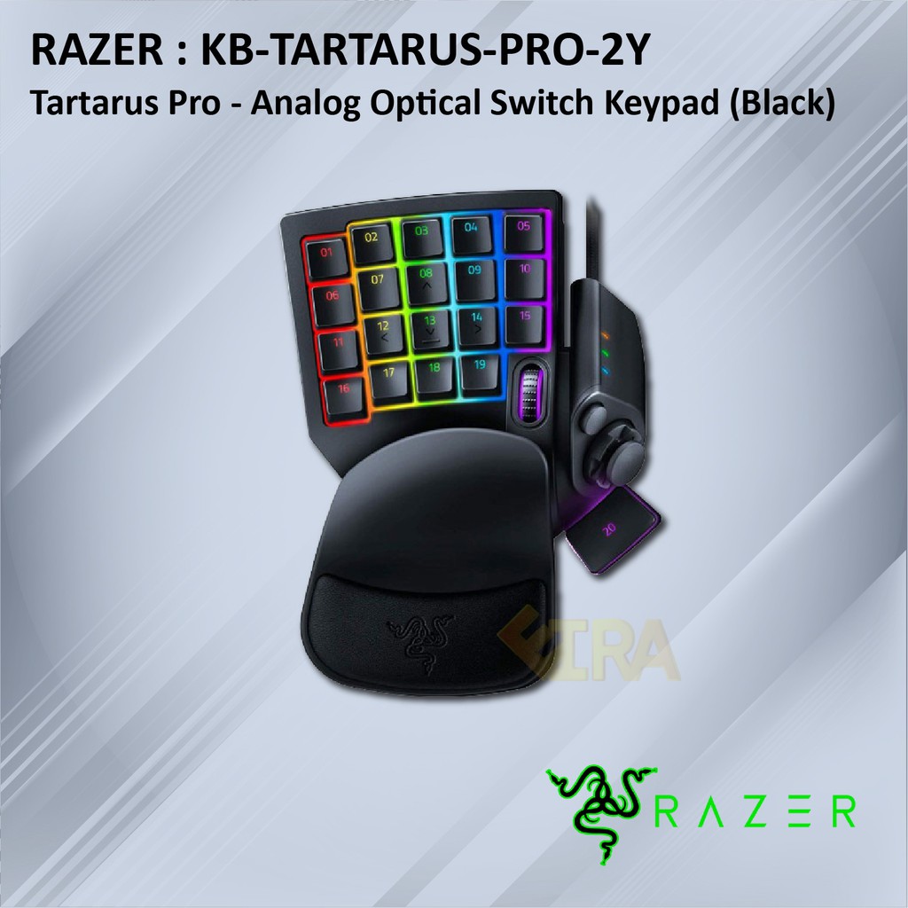 คีย์แพด Razer Tartarus Pro Analog Optical Switch Keypad (Black ...