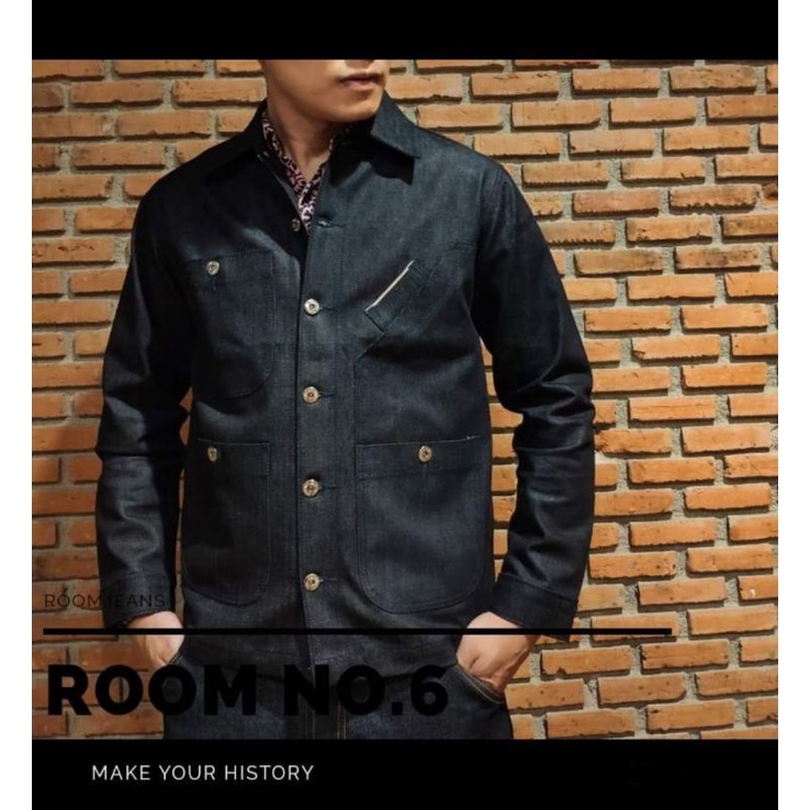 Room Jeans - เสื้อแจ็คเก็ตยีนส์ ผู้ชาย รุ่น JACKET Room No. 6 | Shopee ...