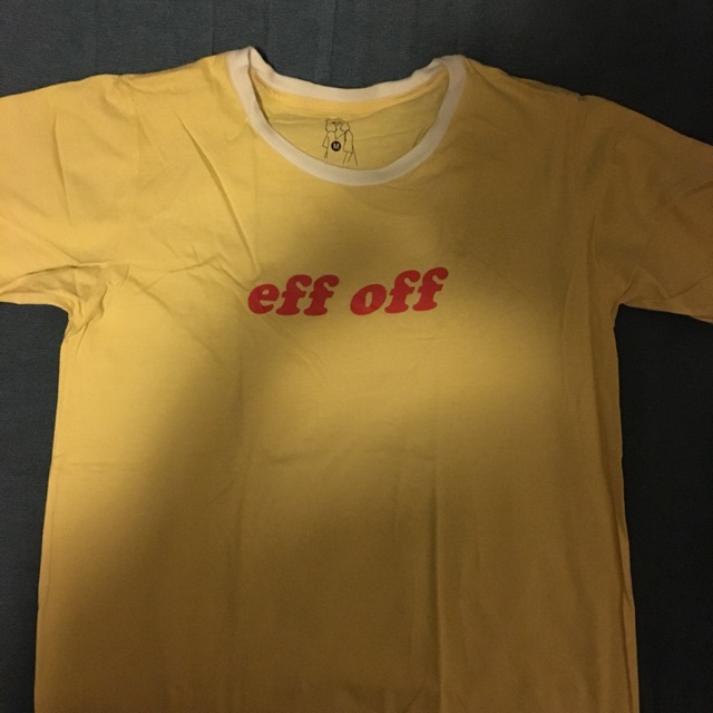 มือหนึ่ง เสื้อแขนสั้น eff off | Shopee Thailand