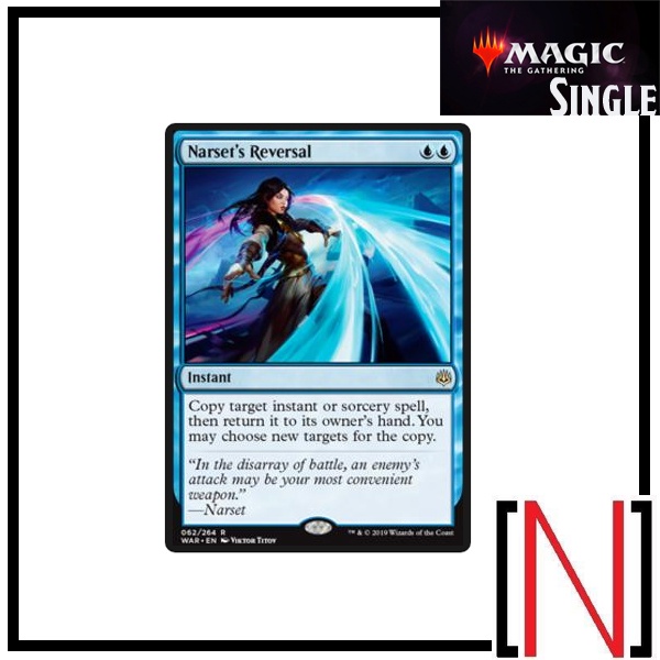 [MTG][Single][WAR] Narset's Reversal ระดับ Rare [ภาษาอังกฤษ] | Shopee ...