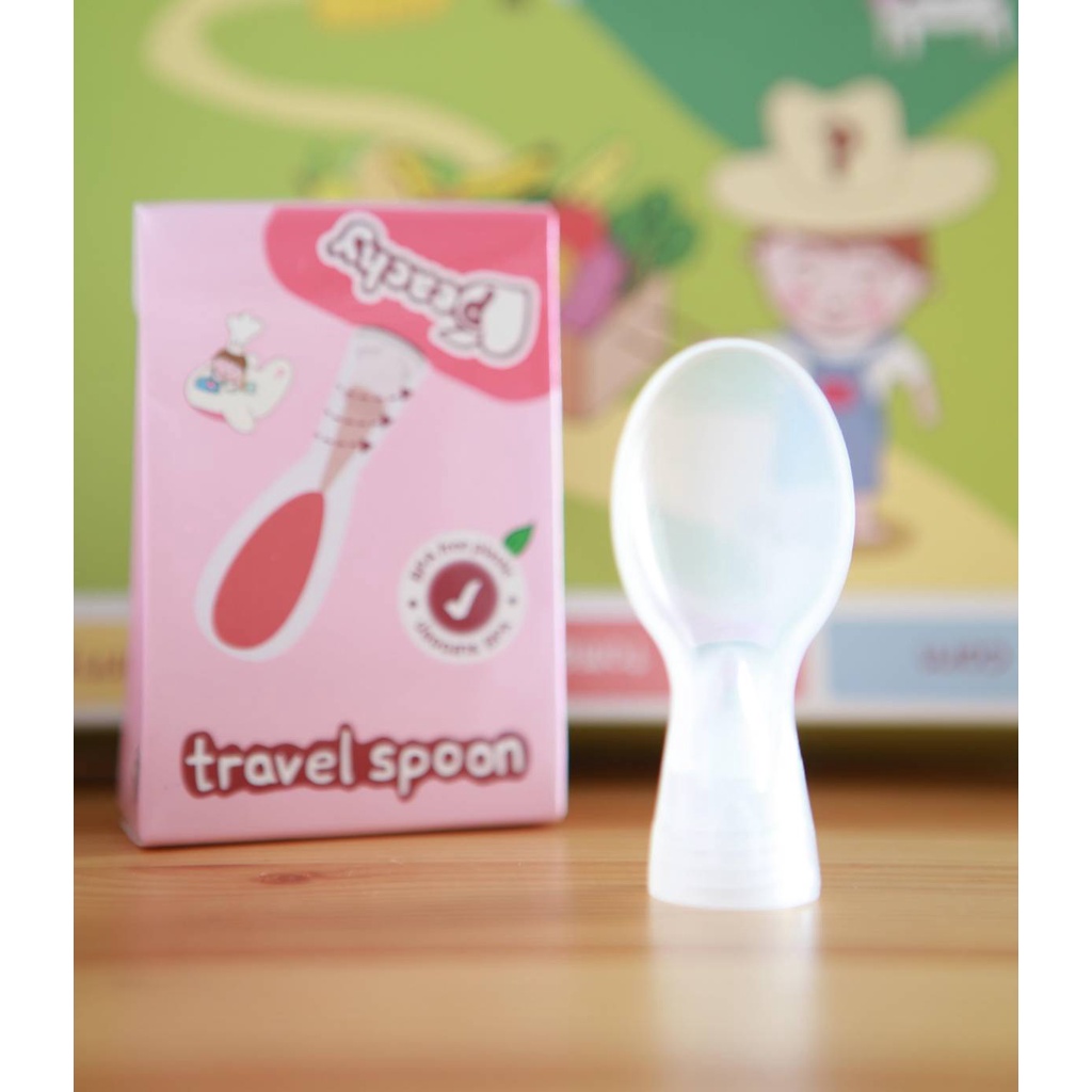 (ของแถม) ชุดชามก้นดูด / ช้อนพีชชี่ สำหรับเดินทาง พกพาสะดวก Peachy ...