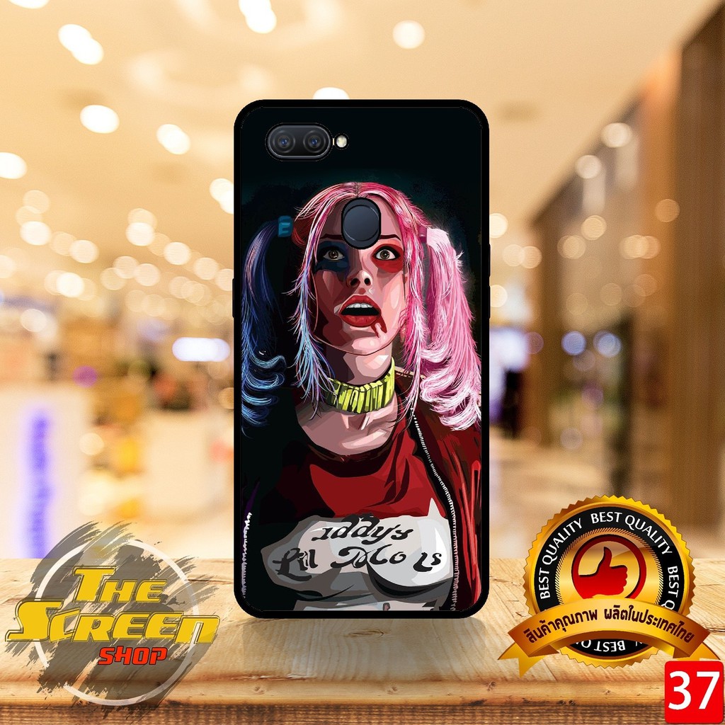 เคสสกรีน ลาย Joker เคสโทรศัพท์ Oppo A7 A5s F9 A12 F5 F7 Oppo A91