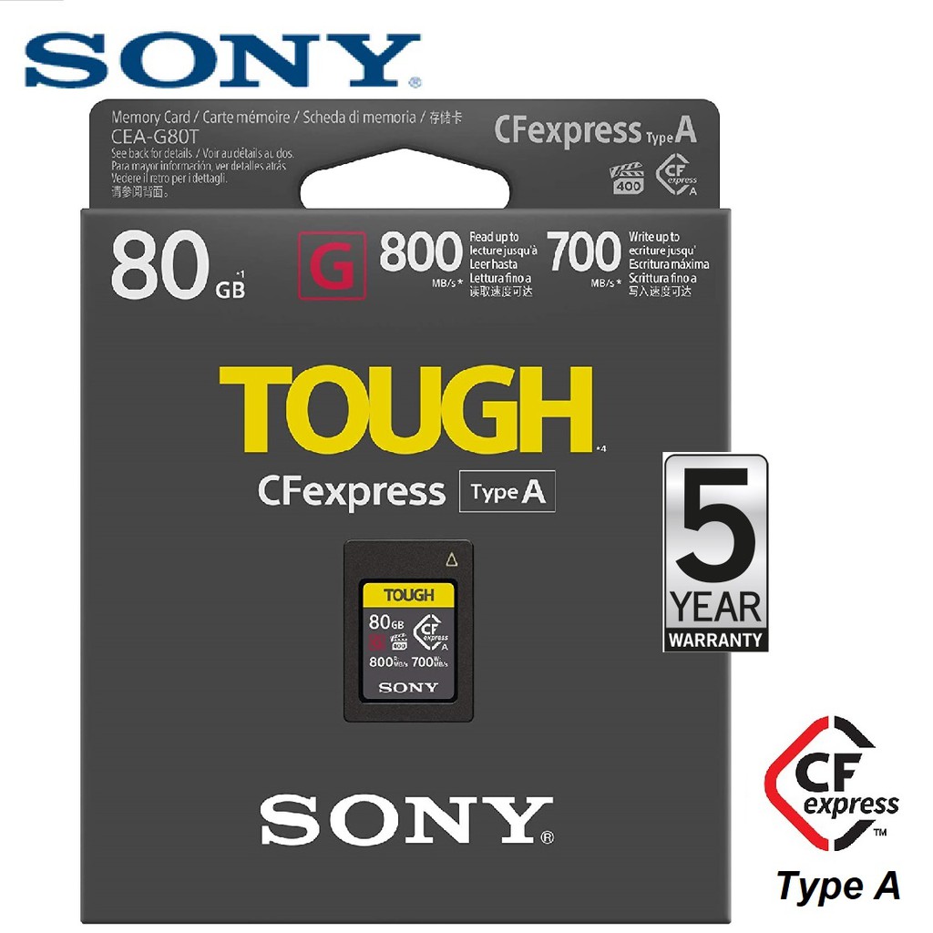 Sony 80GB CF Express TOUGH (Type A) | Shopee Thailand
