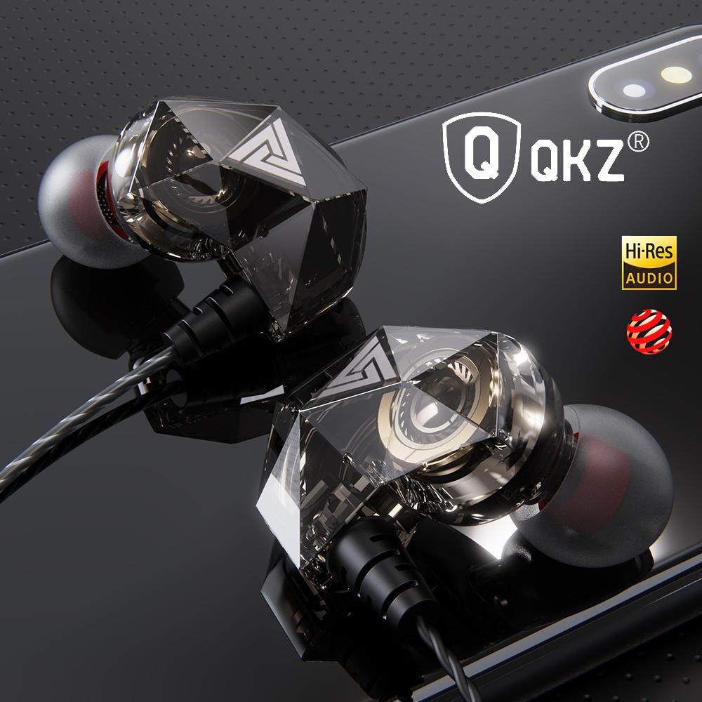 【BEST】QKZ AK2 หูฟังชนิดใส่ในหูพร้อมไมโครโฟน ชุดหูฟังแฟชั่นแบบพกพา เบส ...