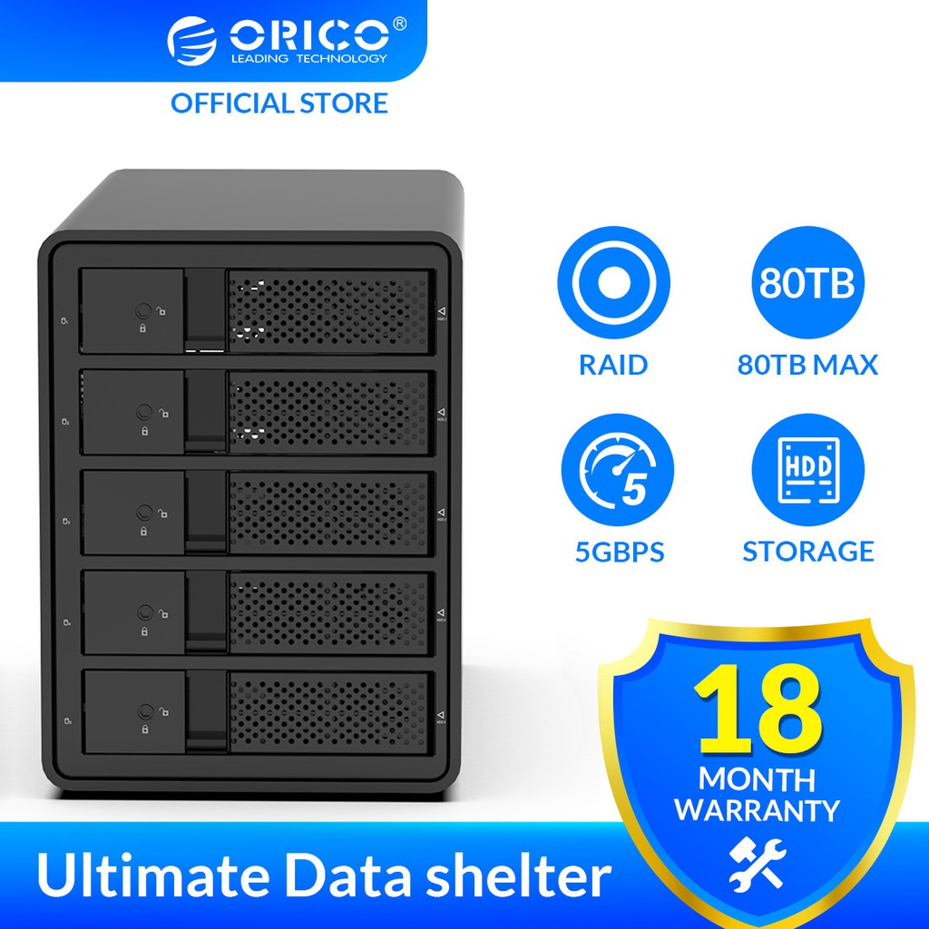 3c Digital ORICO 95 Series RAID 2/4/5 Bay 3.5 USB3.0 HDD Docking Station รองรับโหมด RAID ...