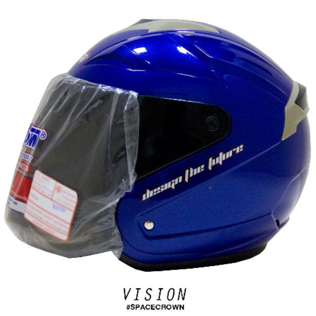 หมวกกันน็อค SPACE CROWN VISION | Shopee Thailand