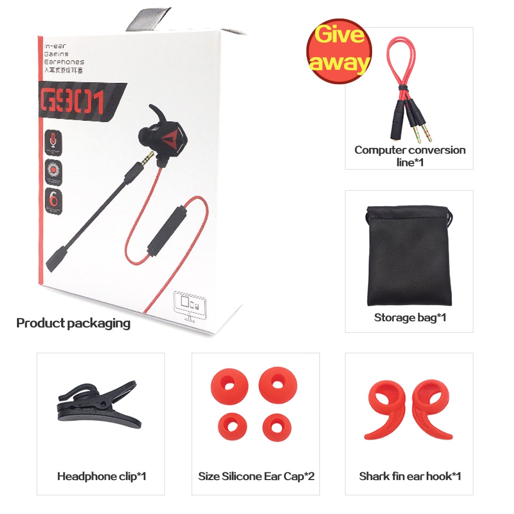 หูฟังเกมมิ่ง GM5 [G7_012] G5 หูฟังเล่นเกม หูฟังสตรีมเกม หูฟังมีไมค์ gaming headphone หูฟังแยก ...