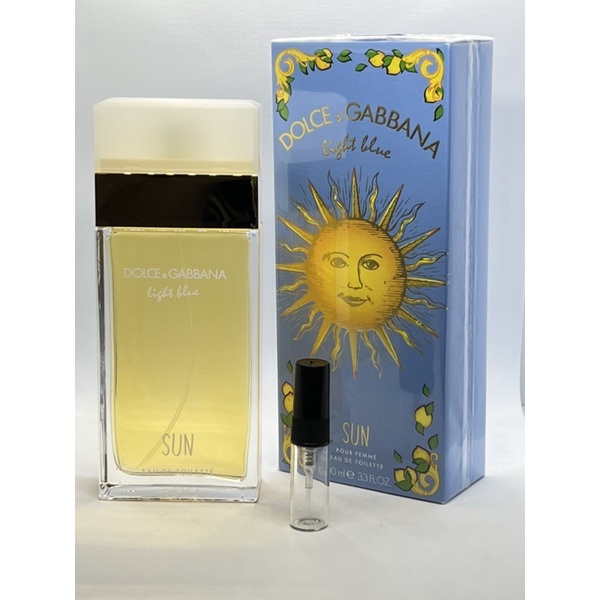 Dolce & Gabbana Light Blue Sun eau de toilette แบ่งขาย 3/5 ml | Shopee ...
