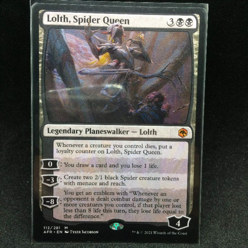 Lolth, Spider Queen Adventures in the Forgotten Realms MTG mystic ...