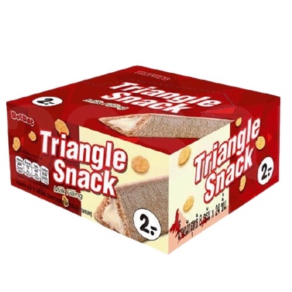 Triangle Snack Chocolate /Milk (แพ็ค 24 ชิ้น) | Shopee Thailand