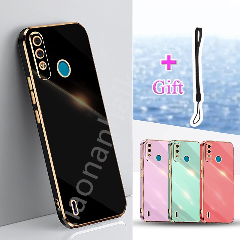 Itel A56 Pro ITEL A56 เคสโทรศัพท์ แบบนิ่ม ขอบตรง ชุบไฟฟ้า | Shopee Thailand