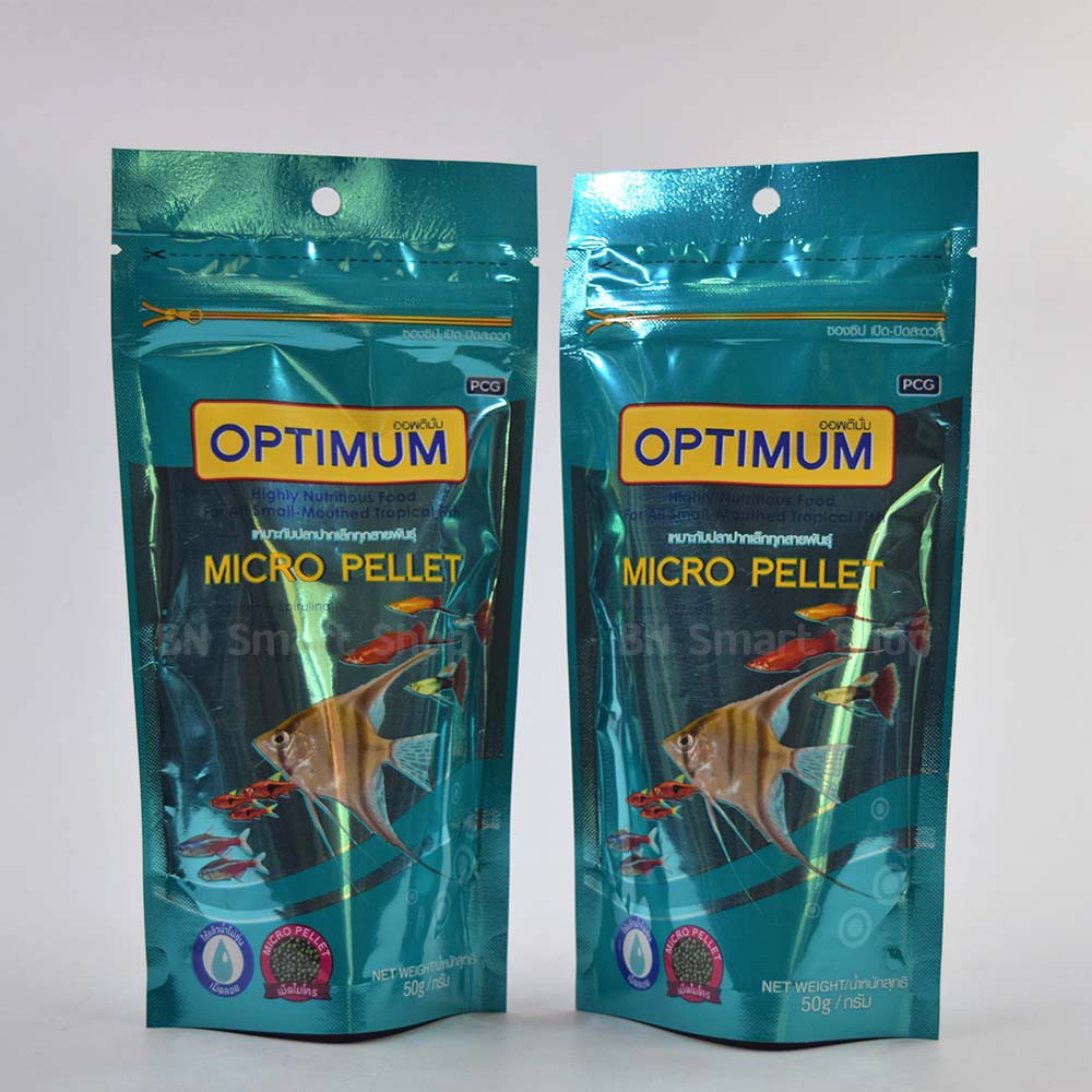 อาหารปลาเม็ดจิ๋ว เหมาะกับปลาปากเล็กทุกสายพันธุ์ OPTIMUM รุ่น Micro ...