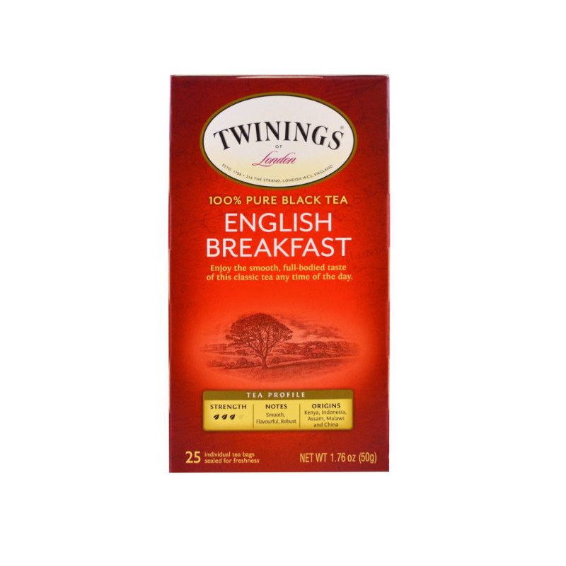 ชาทไวนิงส์ ชาดำอิงลิชเบรกฟาสต์ 25 ซอง Twinnings English Breakfast Tea ...