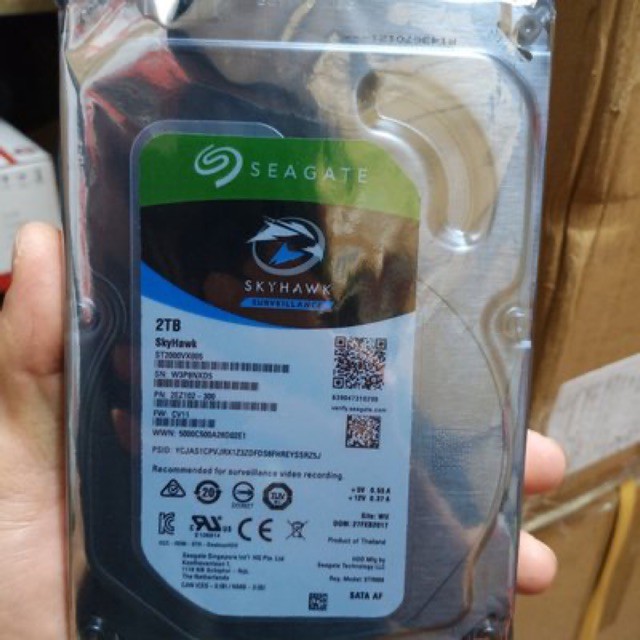 HARDDISK 2 TB SEAGATE SKYHAWK. | Shopee Thailand