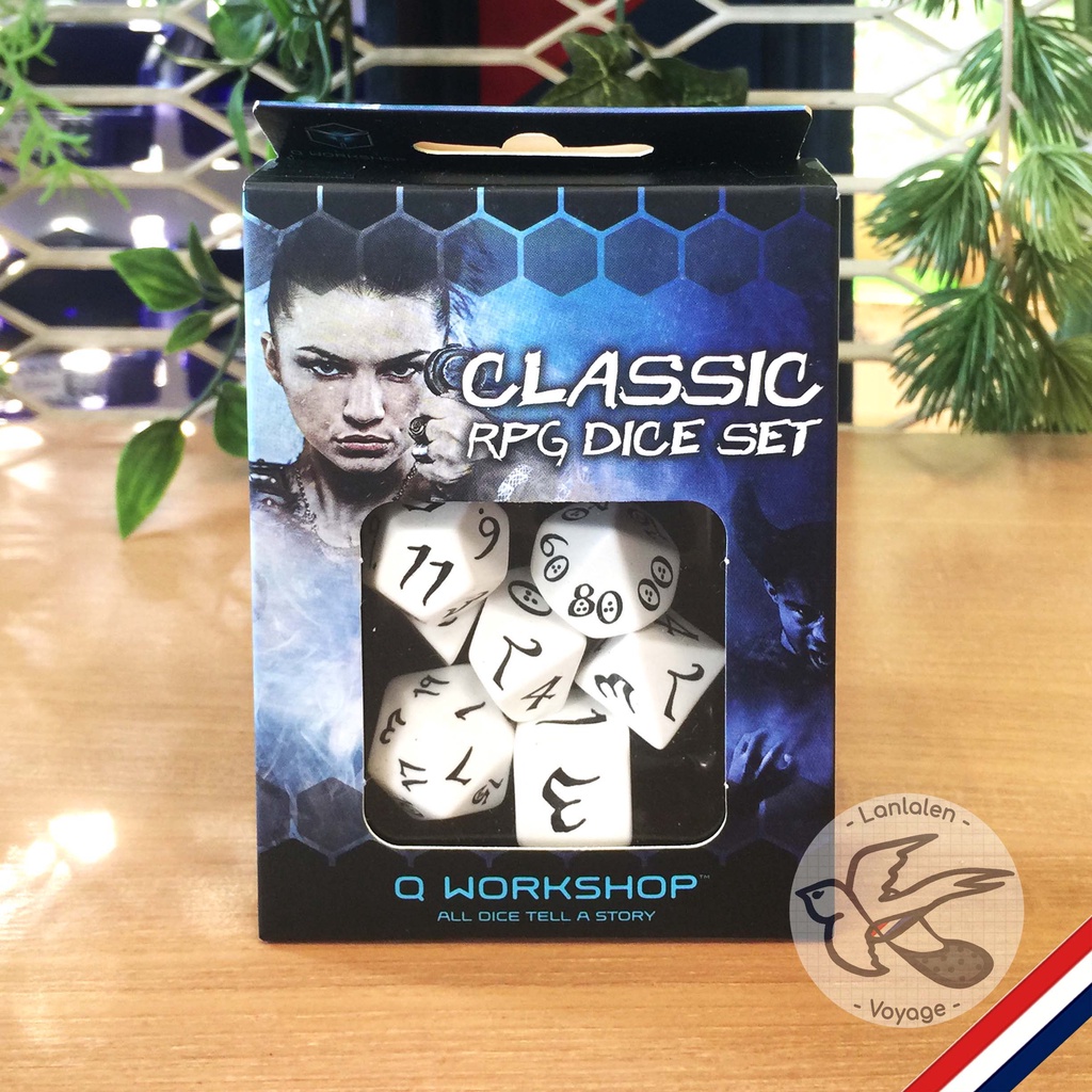 ลูกเต๋า Q Workshop Classic / Classic Runic 7 RPG Dice Set ลูกเต๋าพรีเมี่ยม [Accessories for ...