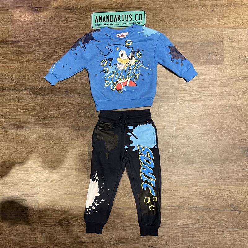 Primark Super Sonic ชุดเสื้อกันหนาว พร้อมกางเกงจ็อกกิ้ง | Shopee Thailand