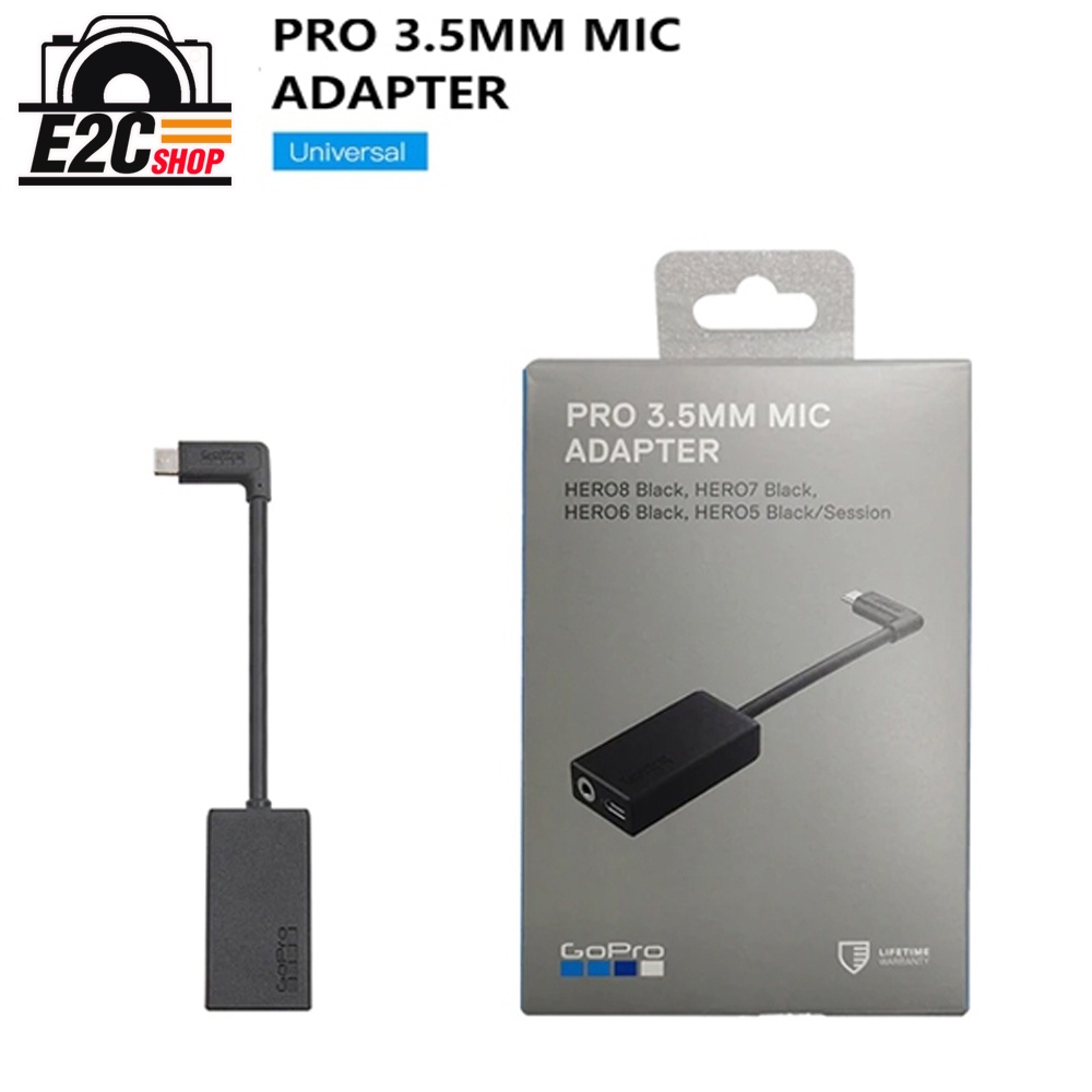 ADAPTER MIC FOR GOPRO 3.5 MM Mic Adapter for Hero 8 Hero 7 Black / 6 ...