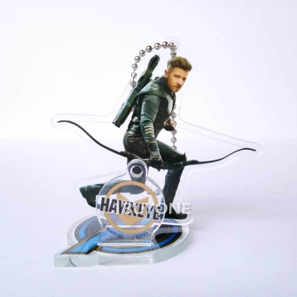 ฮอว์คอาย อเวนเจอร์ส พวงกุญแจ อะคริลิค ฟิกเกอร์ โมเดล Hawkeye keychain ...