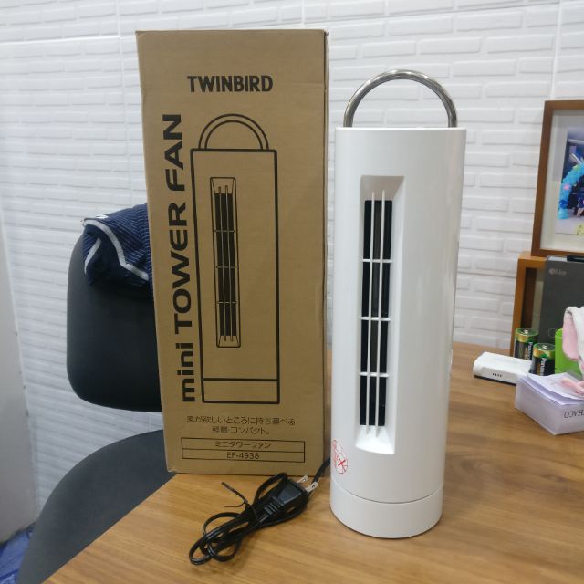Mini Tower Fan Twin Bird ญี่ปุ่น ไฟ 110v 【ใหม่】 | Shopee Thailand