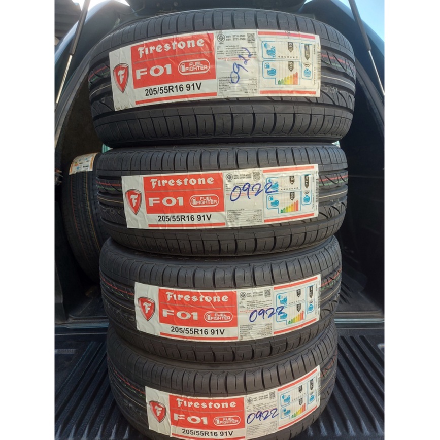 ยางรถยนต์Firstone205/55R16รุ่นF01ยางใหม่ปี2022แถมฟรีจุ๊บยางราคายางต่อ1เส้น | Shopee Thailand