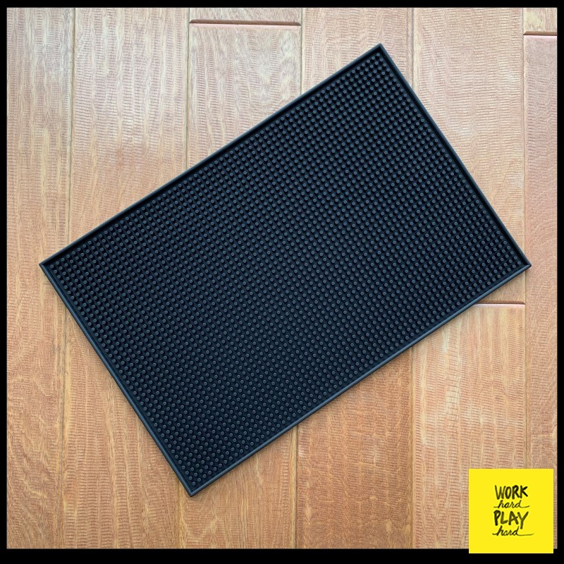 WHPH shop Bar Mat บาร์แมท 30x45 cm แผ่นยางกันลื่น อุปกรณ์ร้านกาแฟ แผ่น ...