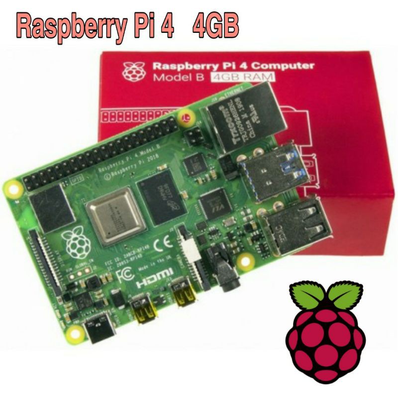 Raspberry Pi4 รุ่น B 4GB บอร์ดสำหรับพัฒนาโปรแกรม Python และพัฒนาระบบควบคุมอัจริยะ | Shopee Thailand