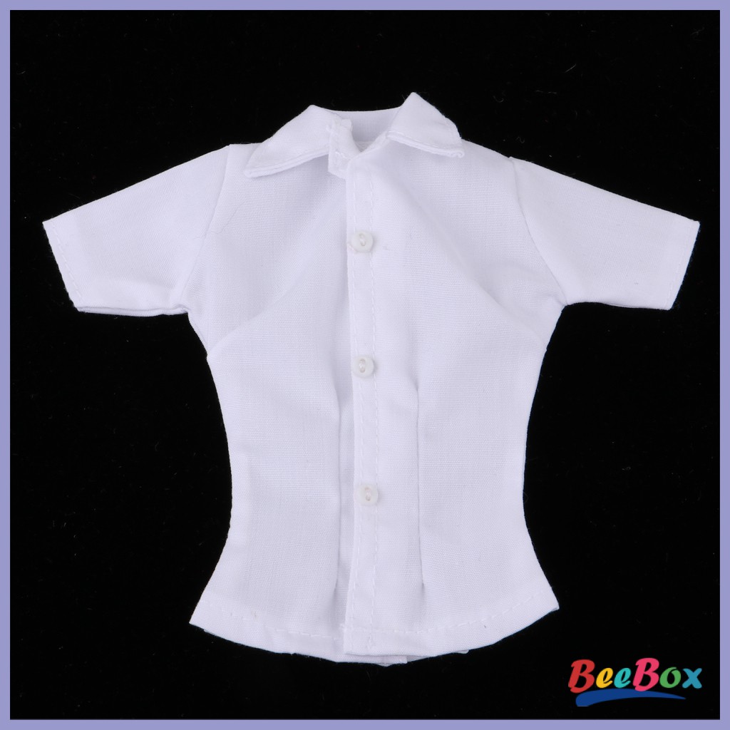 เสื้อเชิ้ตแขนสั้น สีขาว 1/6 สําหรับฟิกเกอร์ผู้หญิง TBL 12 นิ้ว | Shopee ...