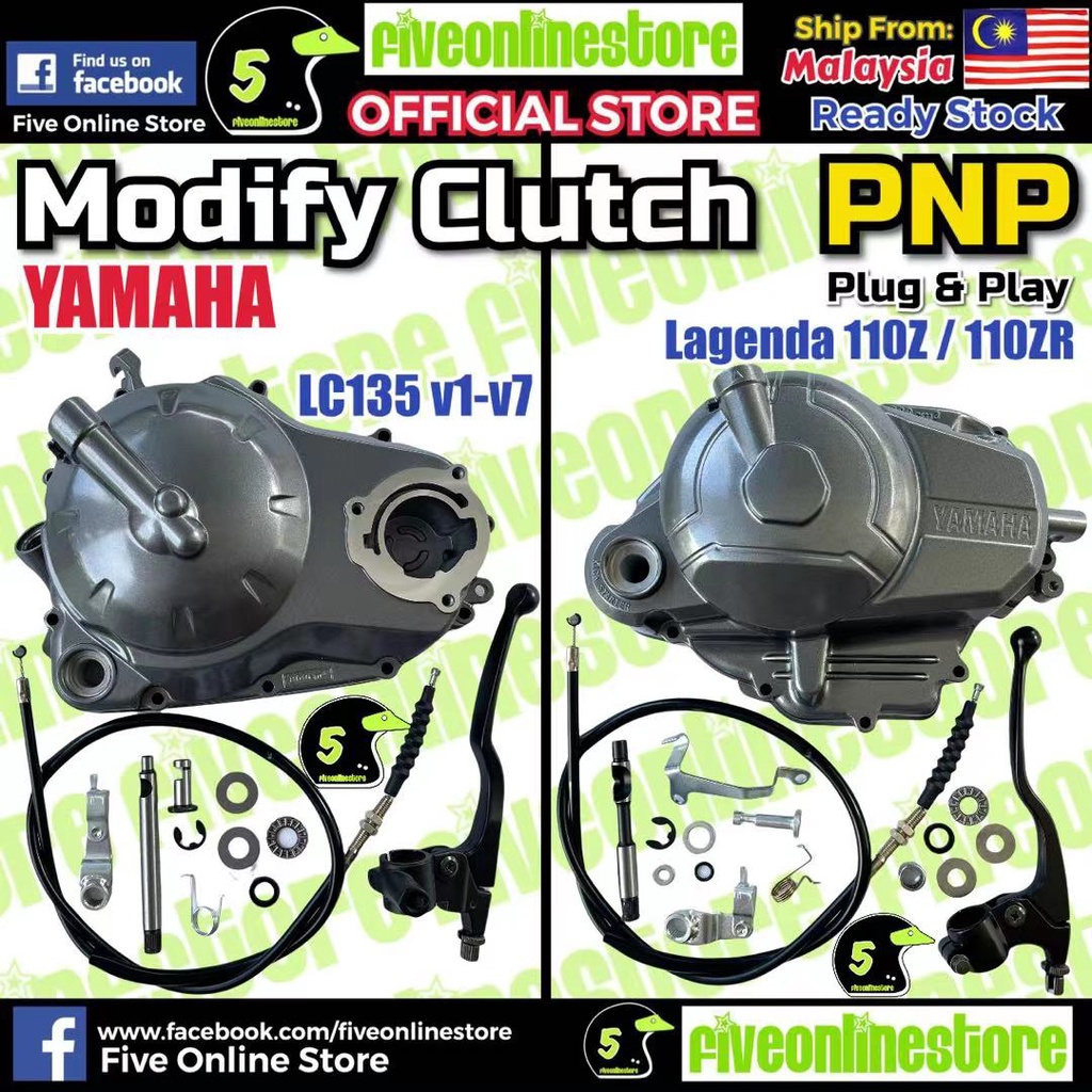 Yamaha LC135 135LC V1 V2 V3 V4 Lagenda SRL110 SRL 110 ปรับเปลี่ยนชุดคันโยกคลัตช์ดัดแปลงชุดคลัทช์ ...