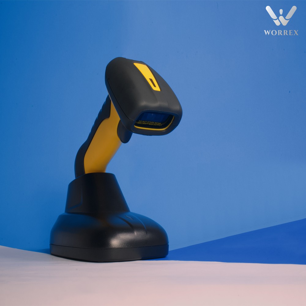 Worrex เครื่องสแกนบาร์โค้ด 2D แบบไร้สาย มาพร้อมแท่นชาร์จ รองรับการเชื่อมต่อ2.4G รุ่น WR-1202 ...
