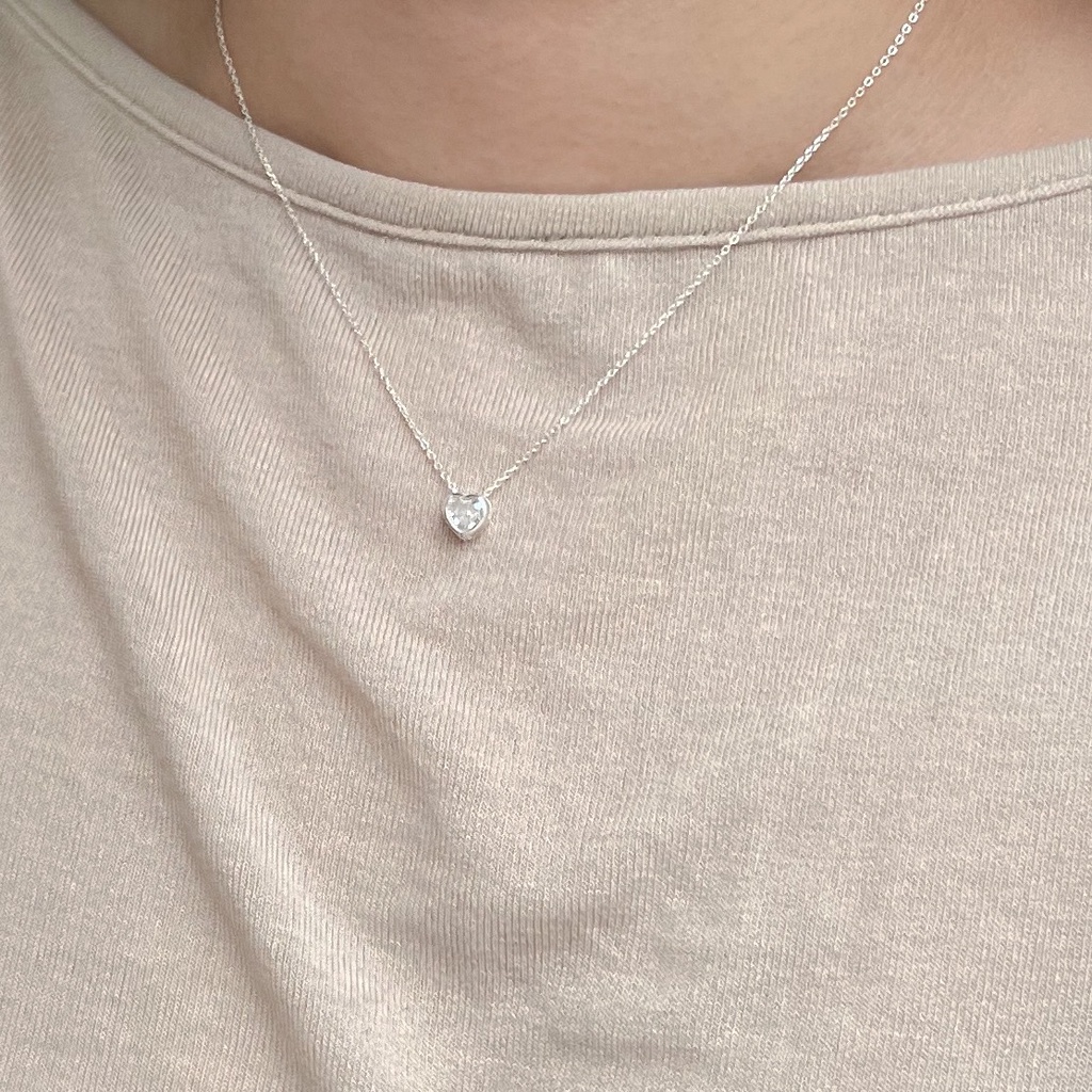 A.piece สร้อยเงินแท้ [all silver 925] Dearest Necklace(482-484 ...