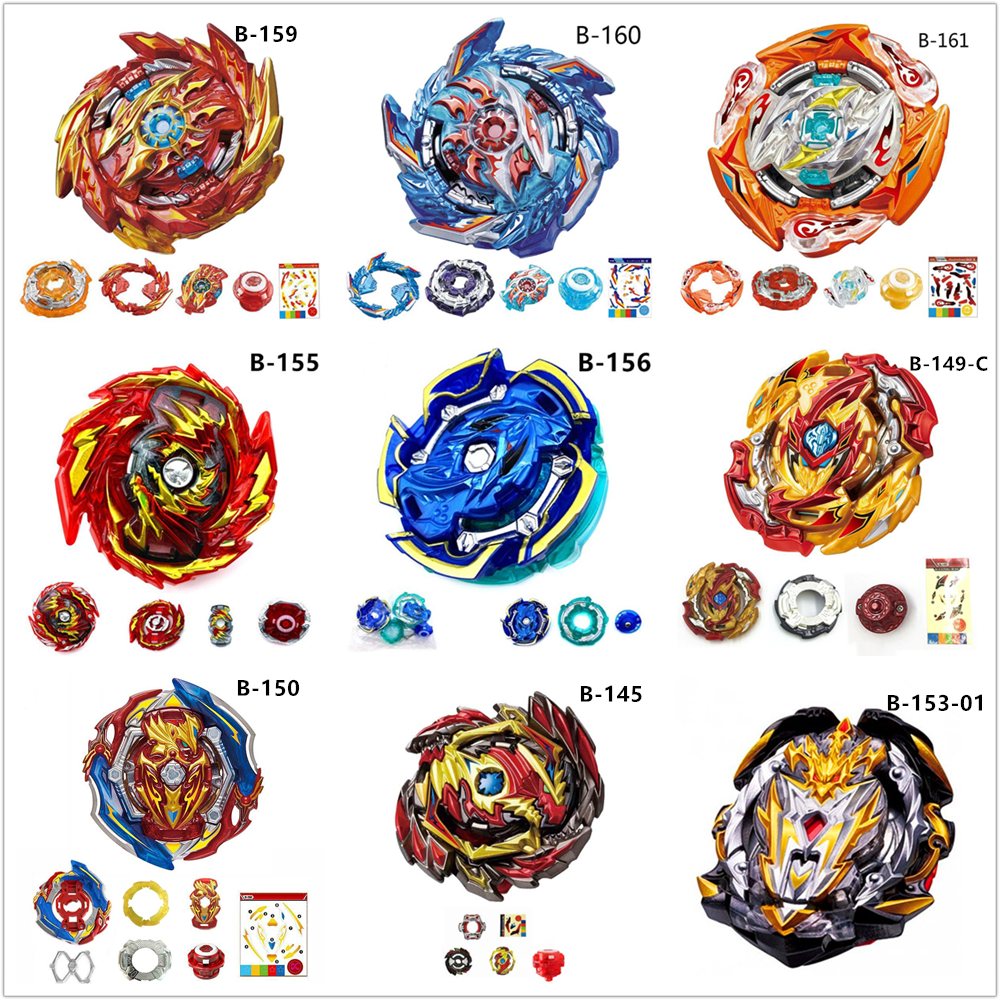 Beyblade Burst 160 King Helios.Zn B-159 Super Hyperion Xceed B-156 ...