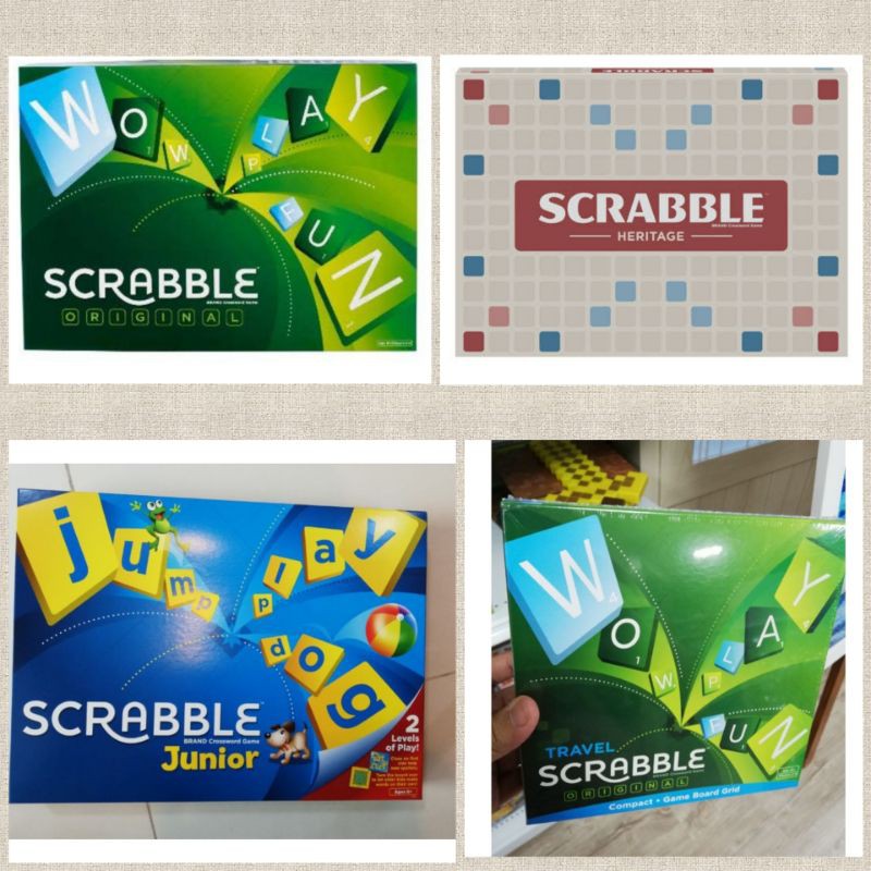 Scrabble ของลิขสิทธิ์ แท้ แบบต่างๆ | Shopee Thailand