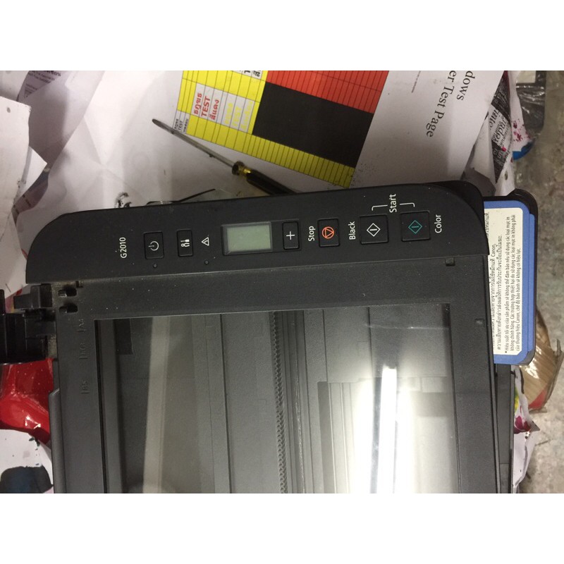 ชุด scanner Printer canon g2010 มือ 2 แกะจากเครื่องที่หัวตัน สึก ...