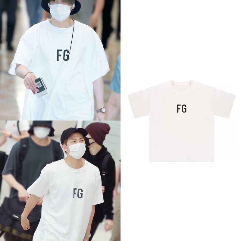 Preorder เสื้อยืด Fear of God แบบชูก้า Suga RM BTS | Shopee Thailand