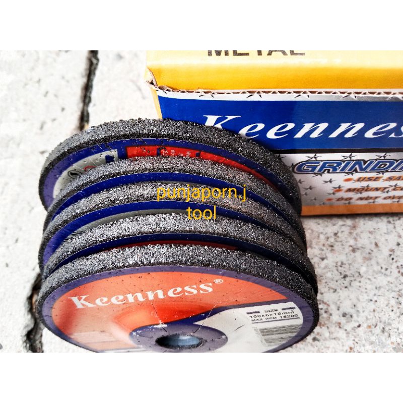 ใบเจียรเหล็กหนาดำ keenness ขนาด4นิ้ว | Shopee Thailand