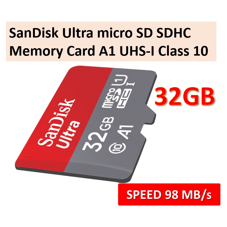 SanDisk Ultra 32 GB micro SD SDHC Memory | Shopee Thailand