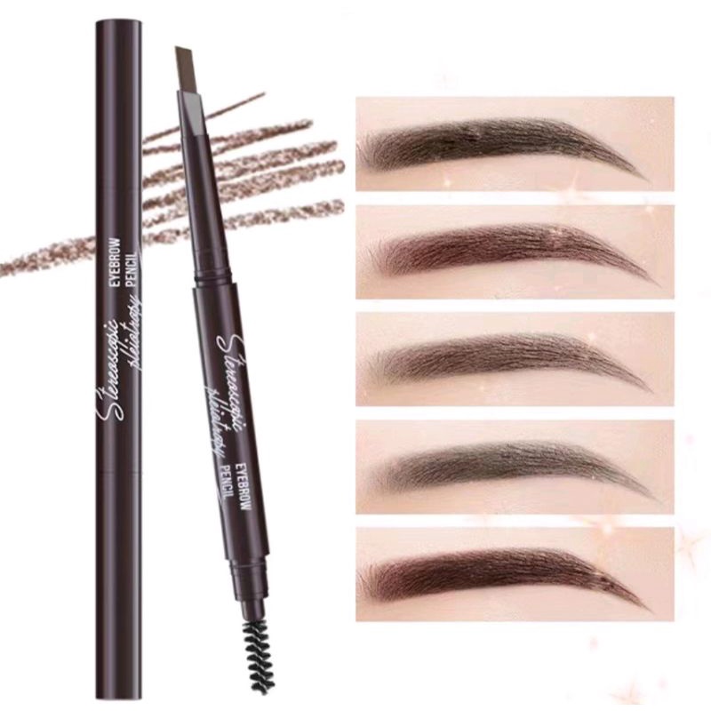 MR shopee ดินสอคิ้วกันน้ำ 2in 1 มีแปรงในตัว | Shopee Thailand