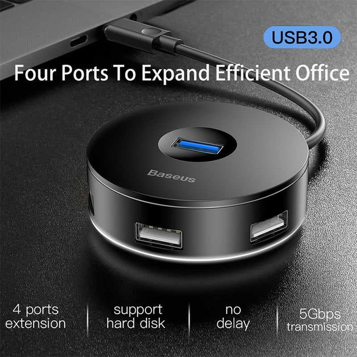 Baseus ของแท้ USB MULTI PORT HUB เครื่องอ่าน อะแดปเตอร์ ตัวขยายสัญญาณ ...