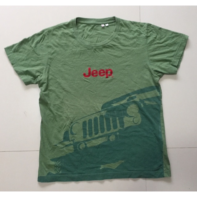 เสื้อยืดแขนสั้น Uniqlo x Jeep | Shopee Thailand