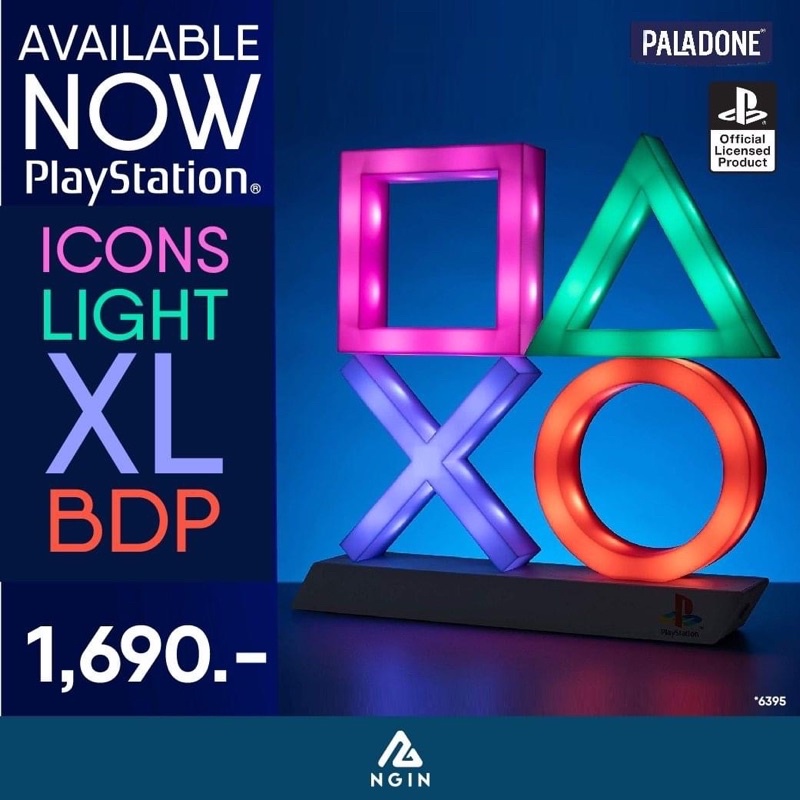 [พร้อมส่ง]Paladone Playstation Icons Light XL BDP | Shopee Thailand