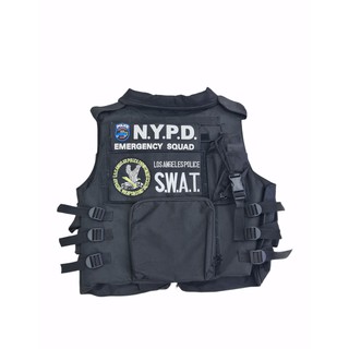 ชุดเสื้อกั๊กยุทธวิธี LAPD. SWAT. HRM. รุ่นพิเศษ | Shopee Thailand