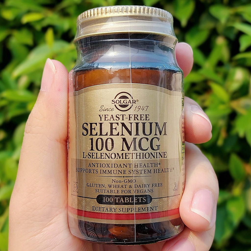 ซีลีเนียม Selenium 100 mcg 100 Tablets (Solgar®) | Shopee Thailand