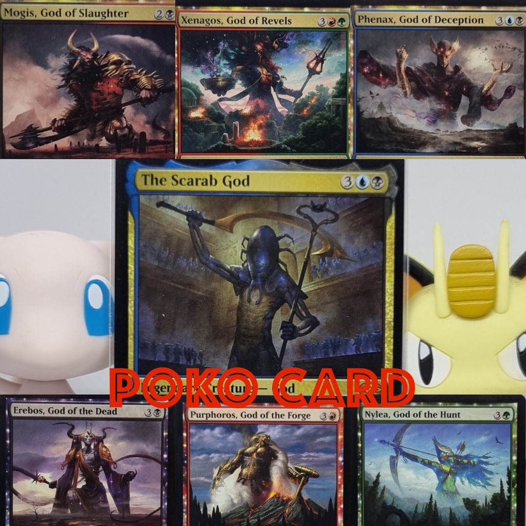 MTG God: The Scarab God , Mogis , Xenagos , Phenax , Erebos , Purphoros ...