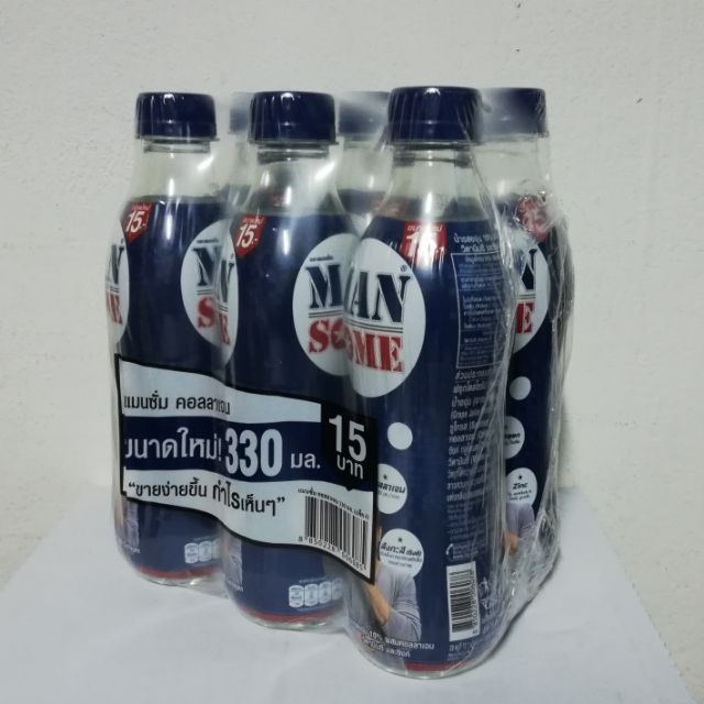 MAN SOME แมนซั่ม ขนาด330มล. แพค6ขวด แพคละ85บาท | Shopee Thailand