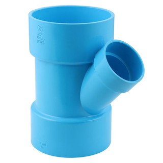 ข้อต่อ ข้อต่อสามทางวายลด-บาง SCG 4 นิ้วX2 นิ้ว สีฟ้า อุปกรณ์เดินท่อ งาน ...