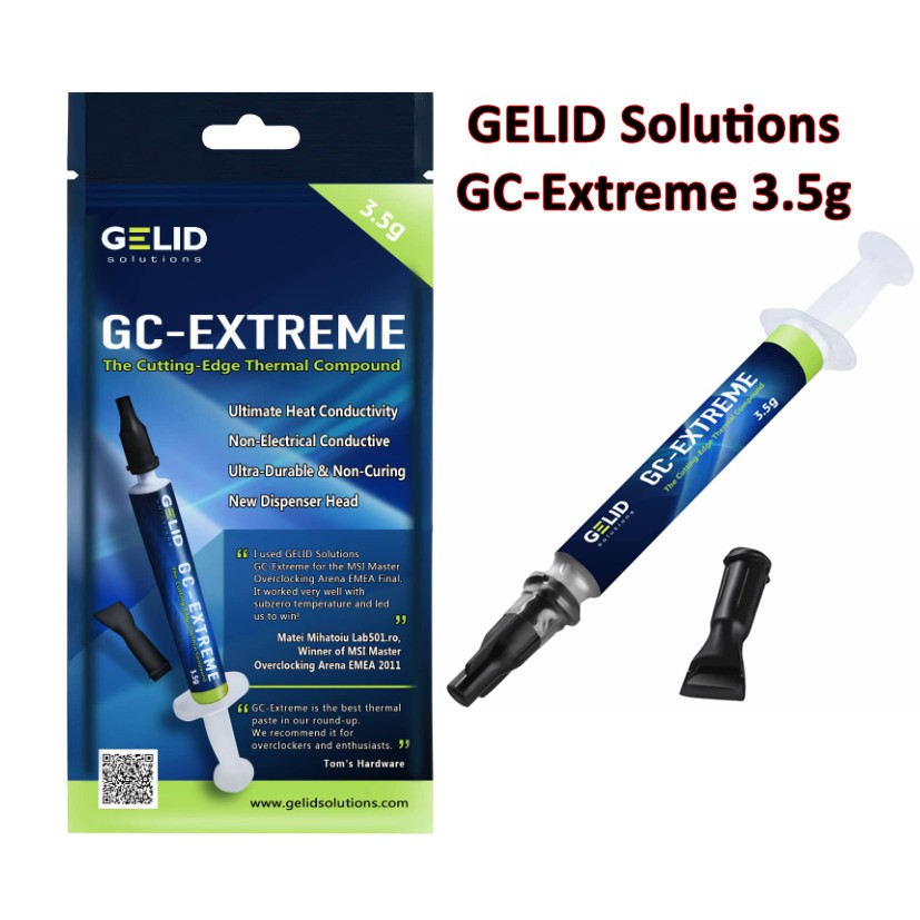 ซิลีโคนเย็นสุดๆ GELID GC-Extreme Thermal Paste สำหรับ CPU/GPU | Shopee ...